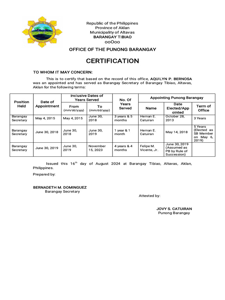 Service Record | PDF