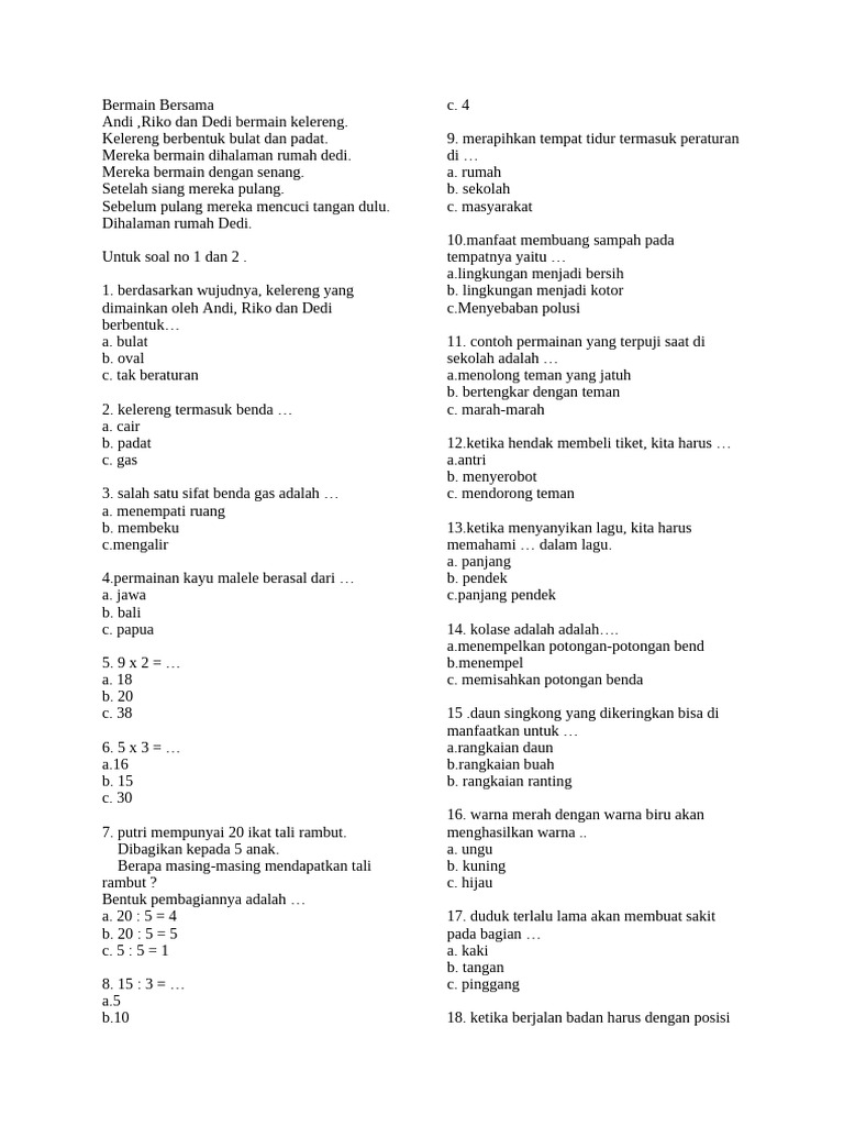 Tema 2 Kls 2 Pdf