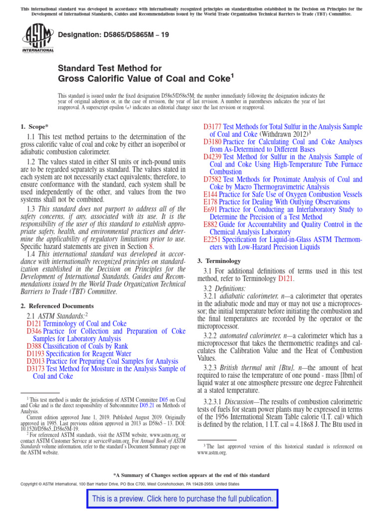 ASTM-D5865-D5865M-19-ver 3 | PDF