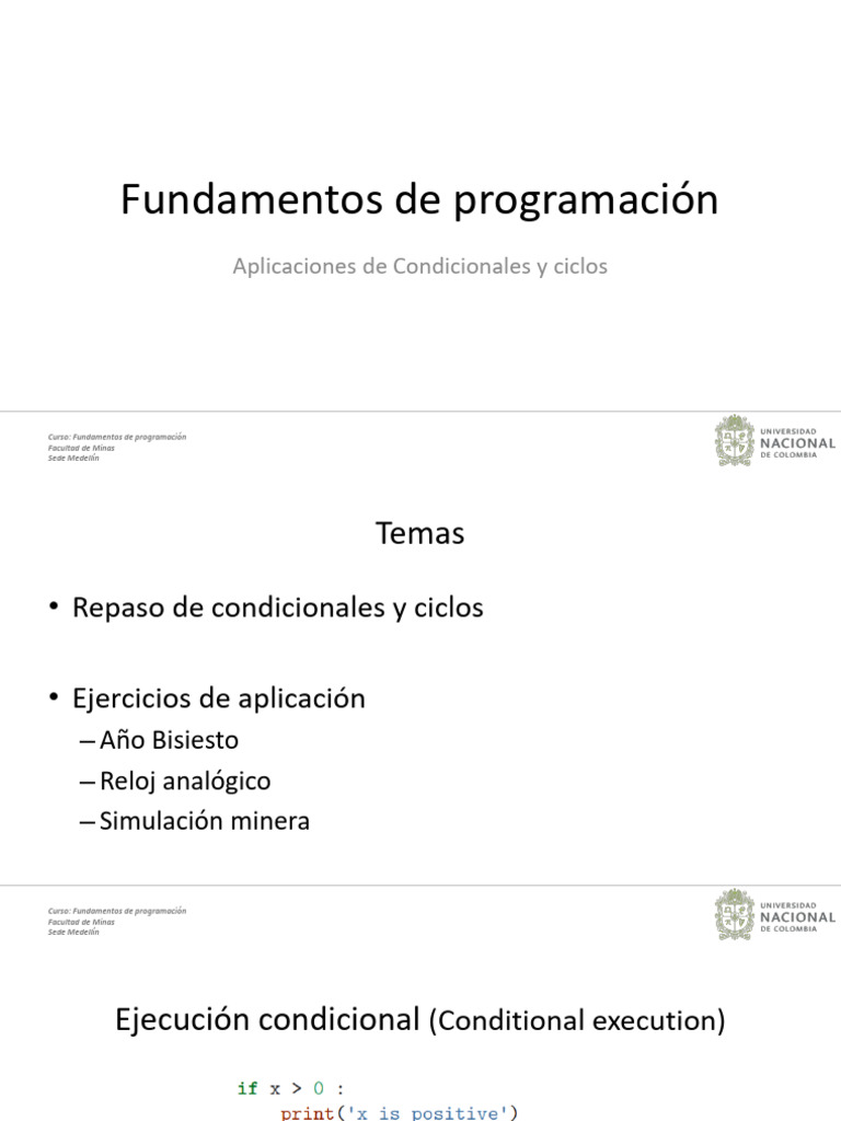 04FP - Aplicaciones 1 - Condicionales y Ciclos | PDF