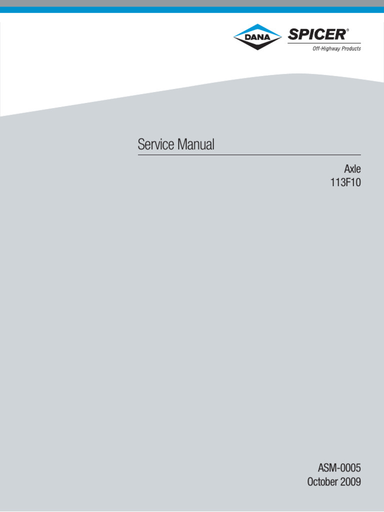 113 Hurth Axle | PDF
