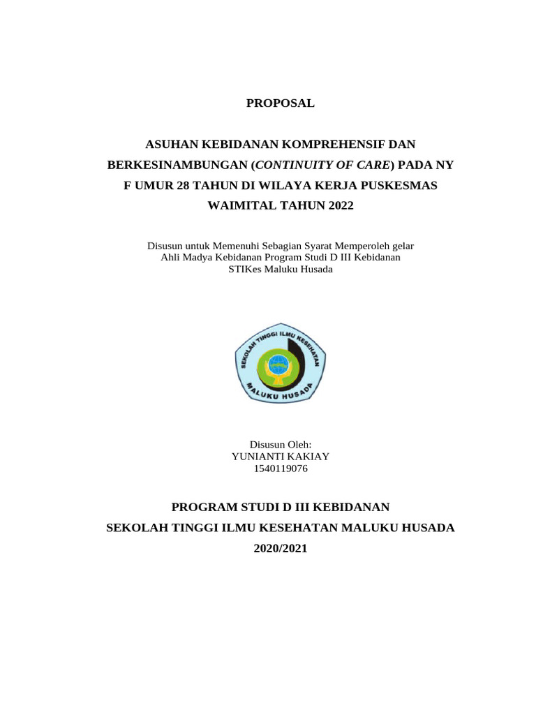Ayuni Proposal Lta | PDF