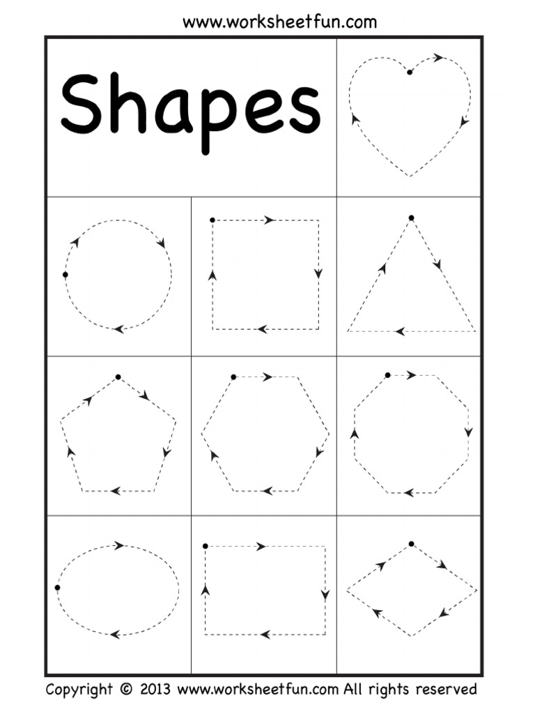 Shapes Wfun Tracing3 Two 1111 | PDF