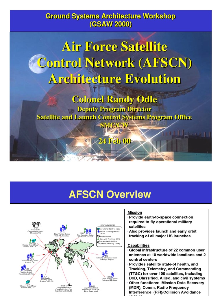 AFSCN Architecture Evolution Plan | PDF | Telecommunications ...