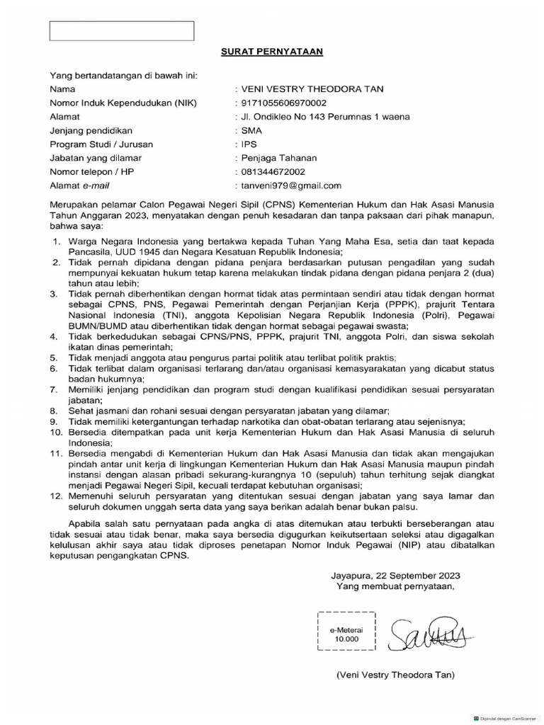 surat_pernyataan_CPNS_2023 (2)-1_1 | PDF
