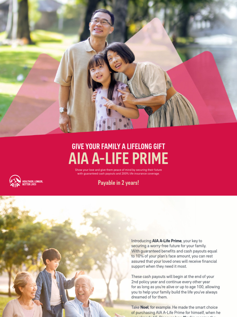 Aia a-life Prime Brochure | PDF