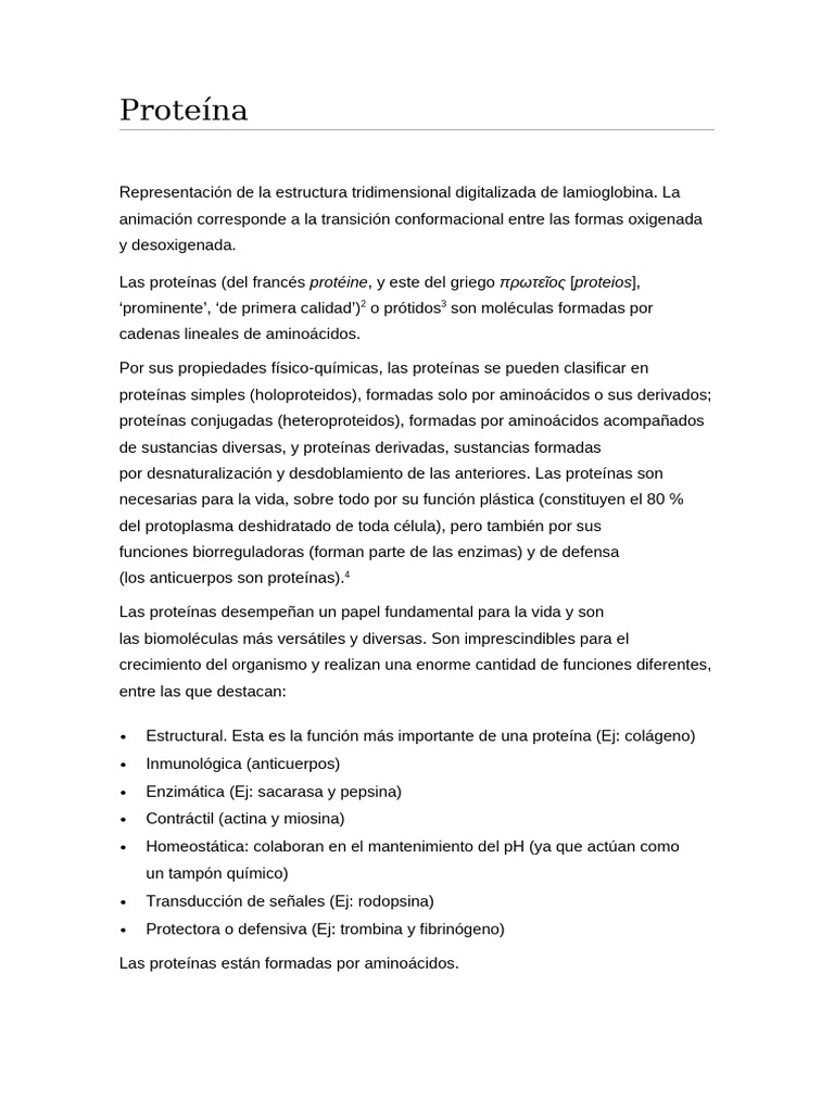 Proteína | PDF