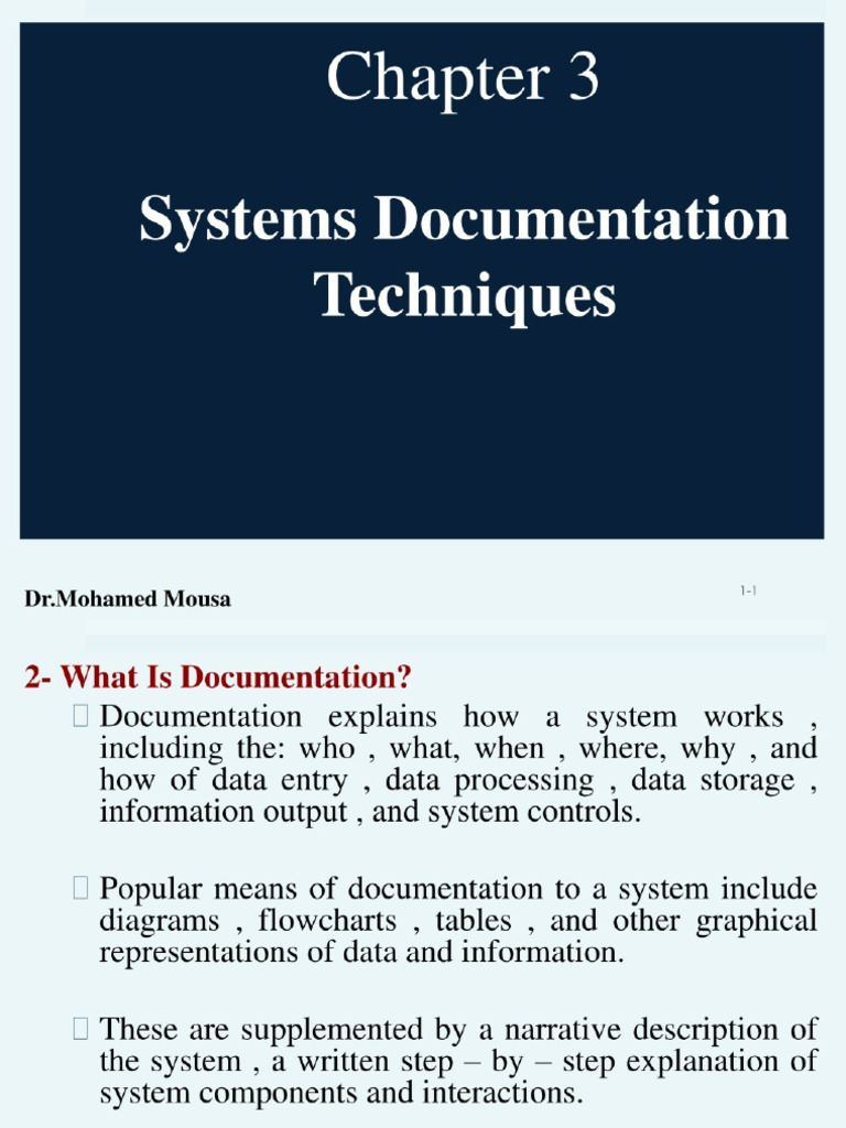 Accounting Systems Documentation | PDF