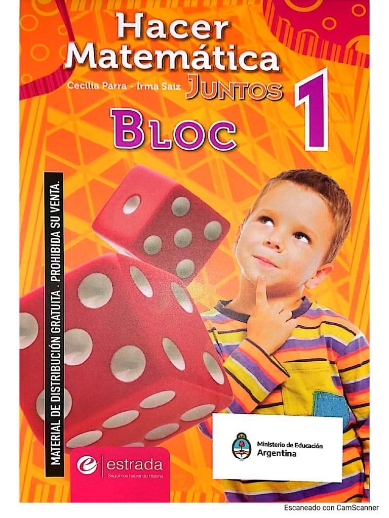 Hacer Matemática Juntos Bloc 1 | PDF