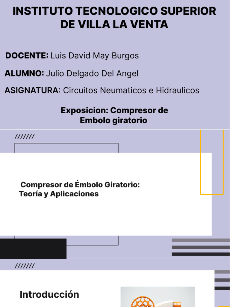 Compresor de Embolo Giratorio | PDF
