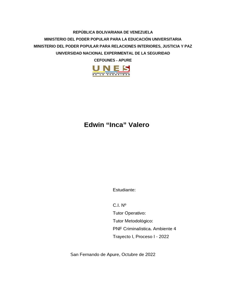 Caso Edwin Valero | PDF