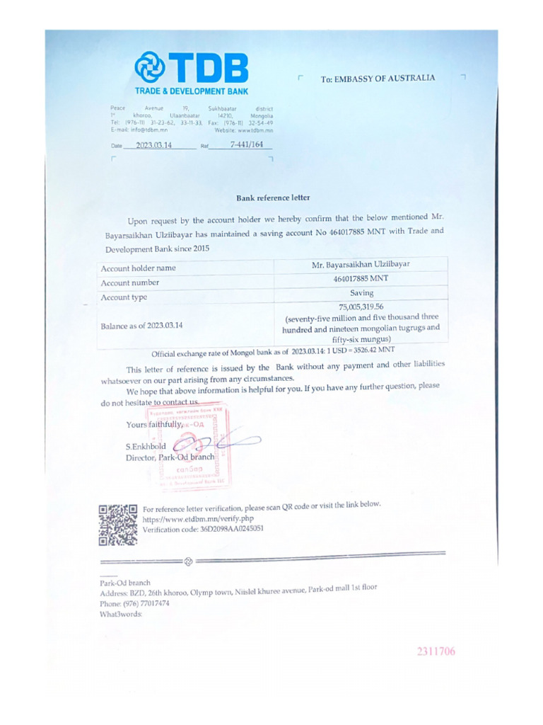 Trade & Development Bank | PDF