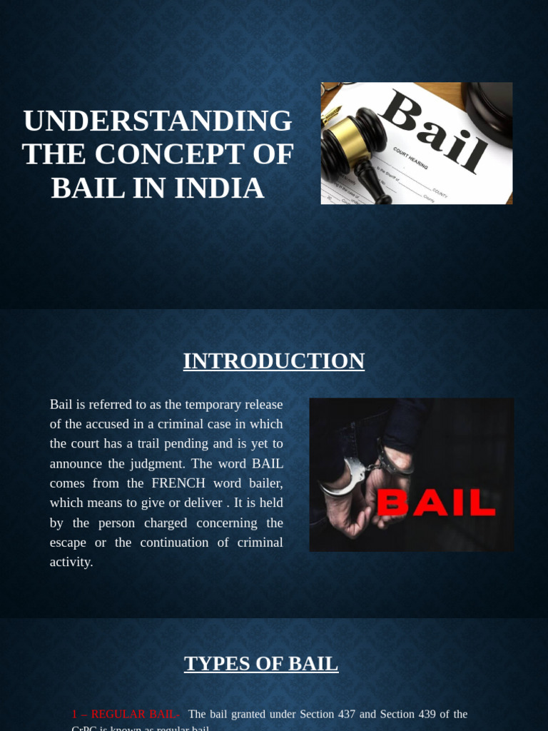 Bail in India | PDF