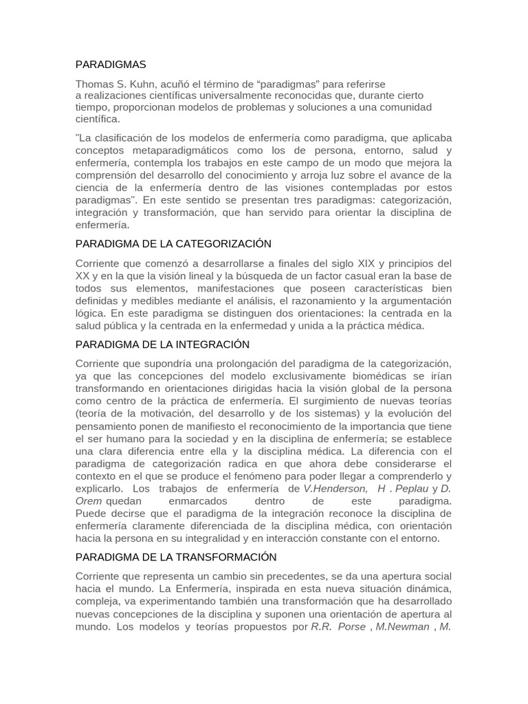 PARADIGMAS | PDF