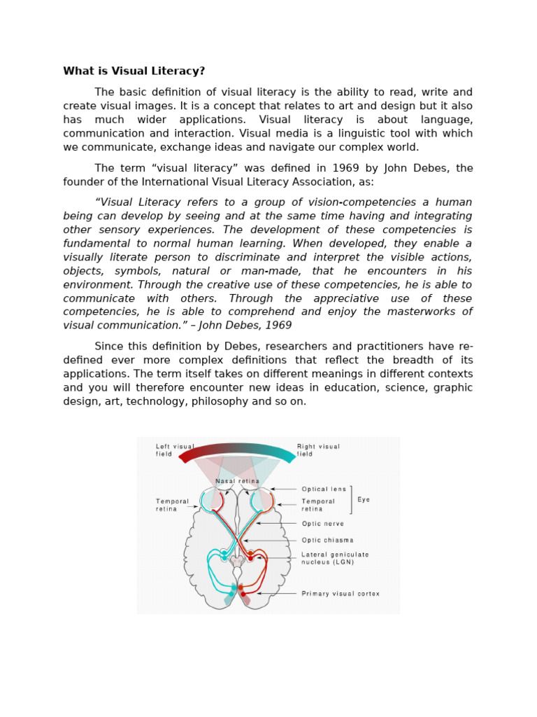 What Is Visual Literacy | PDF