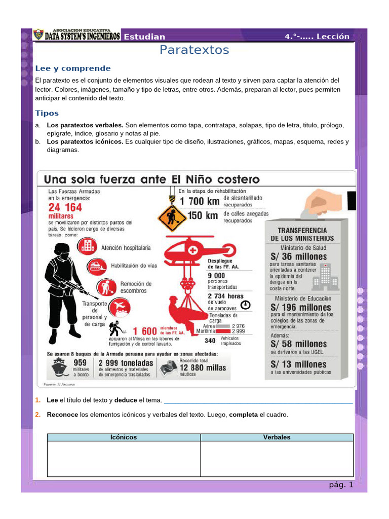 4.º Lección-1-V Paratextos | PDF