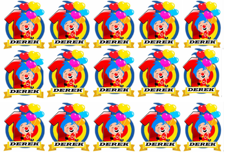 1er Añito Stikers - DEREK MI REY | PDF