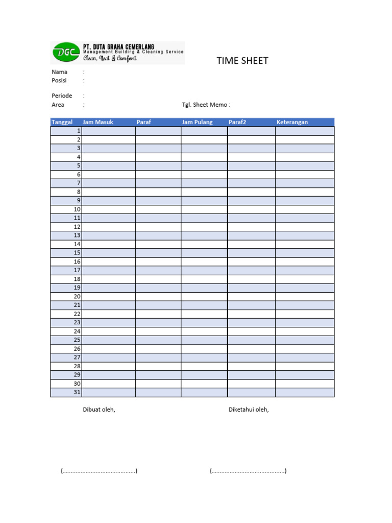 Time Sheet | PDF