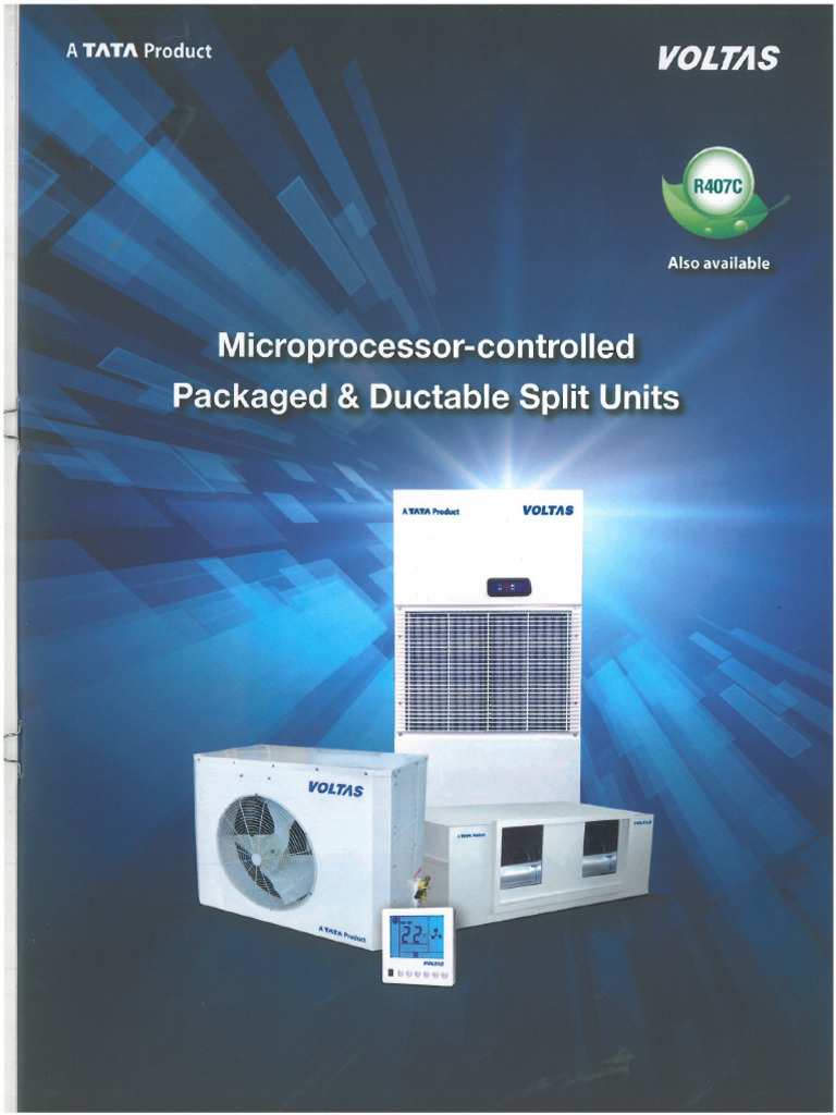 Ductable AC Voltas PDF | PDF