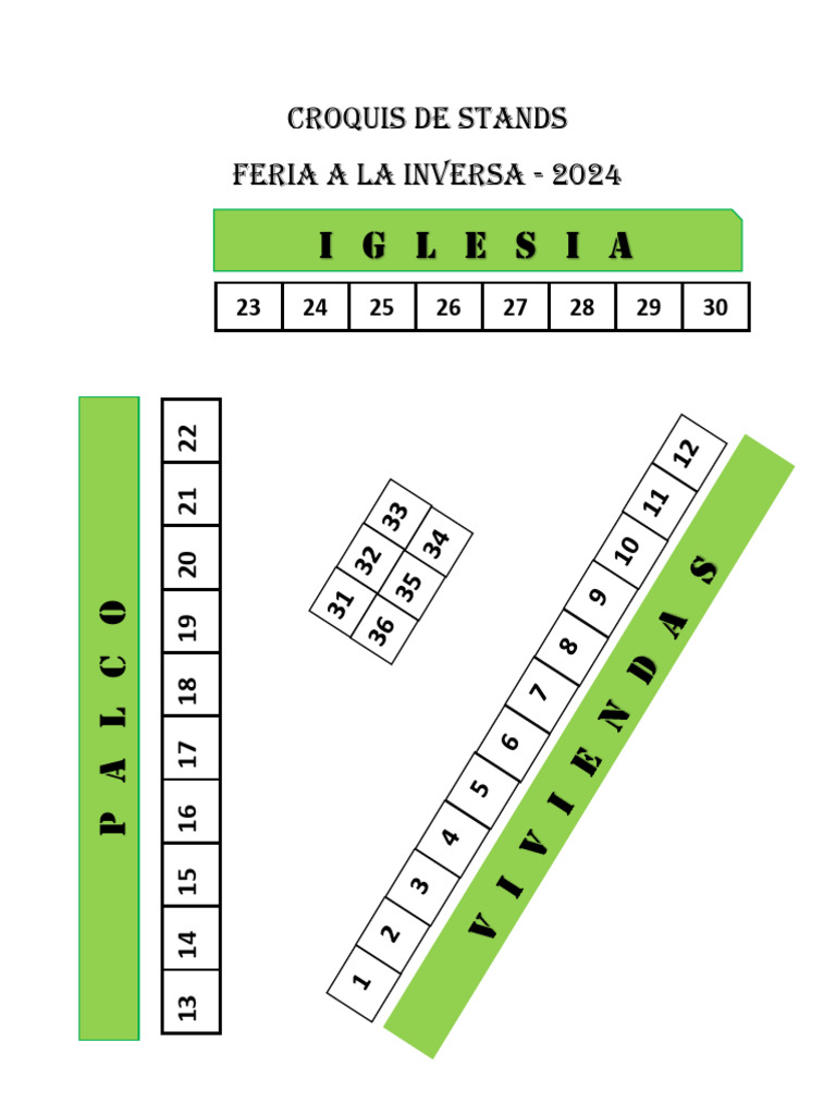 Croquis de Stands - 2024 | PDF
