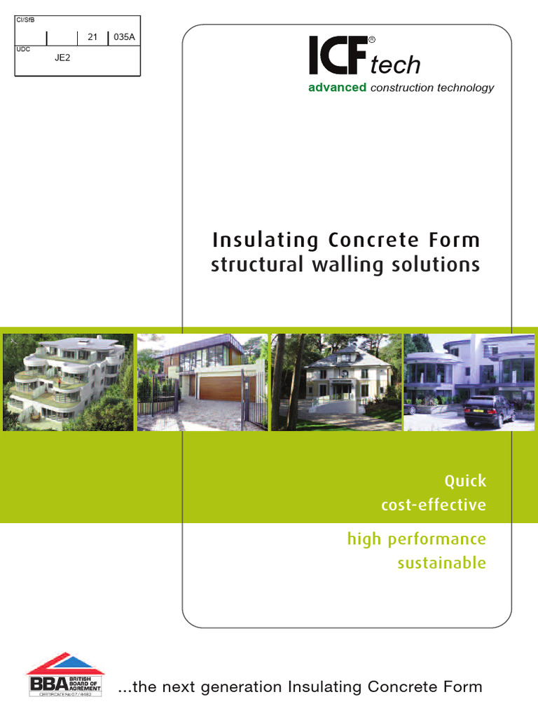 ICF Tech - Structural Walling Systems | PDF