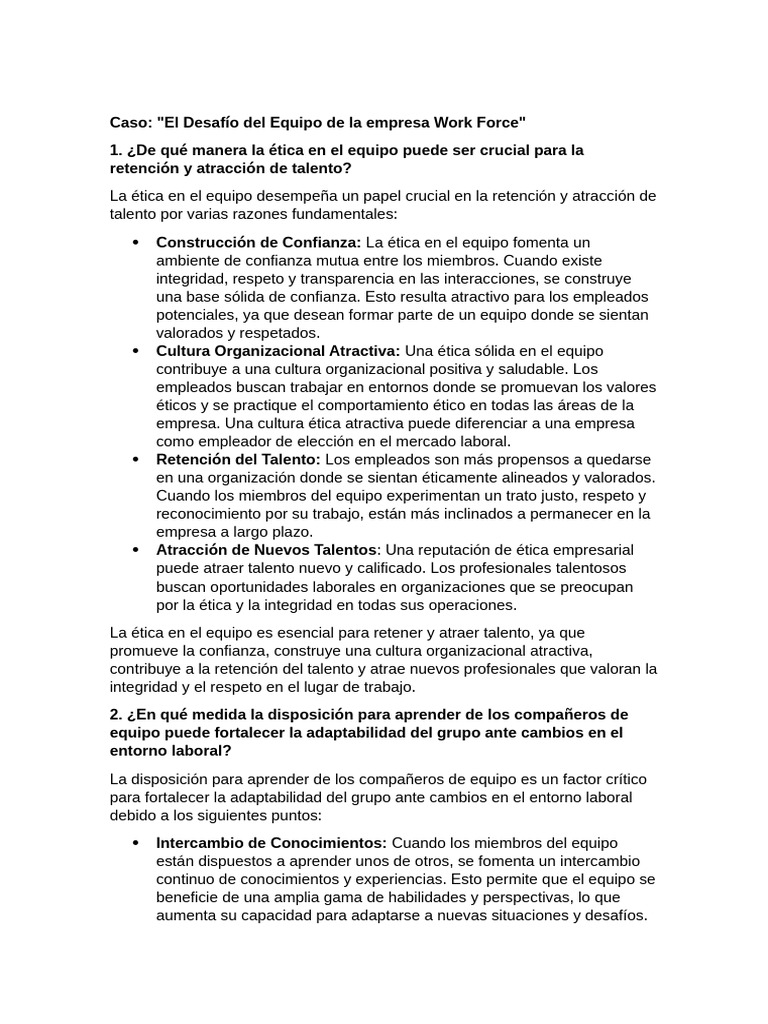 Pregunta 1 A 3 Entregable 2 Desarrollo Humano | PDF | Aprendizaje | Crecimiento personal y ...