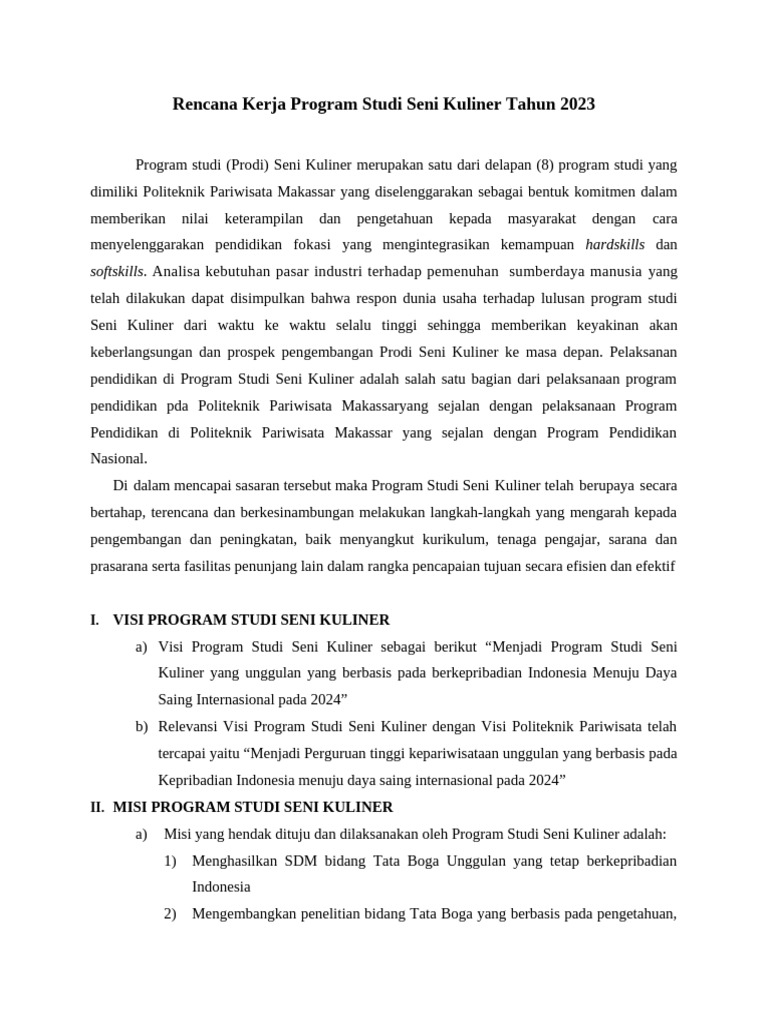 Proker Tahun 2023 SKU | PDF
