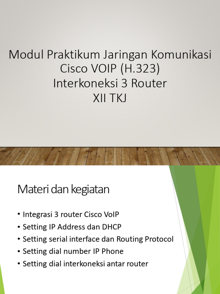 5 Modul Prakt Voip Cisco (3 Router) Kelas F | PDF 5 Modul Prakt Voip Cisco (3 Router) Kelas F | PDF