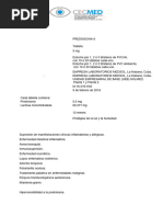 Uso y dosis del medicamento CAM | PDF