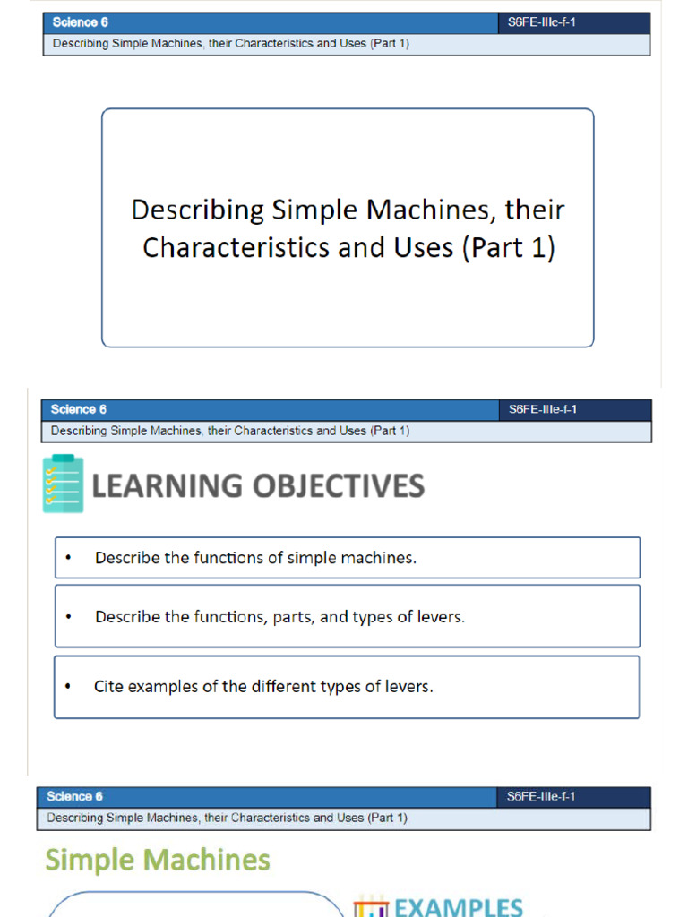 Grade 6 Science Lesson 3 Part 1 Pdf