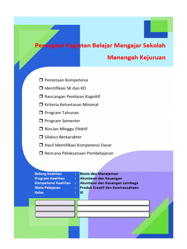 PKBM Produk Kreatif Dan KWU 12 | PDF