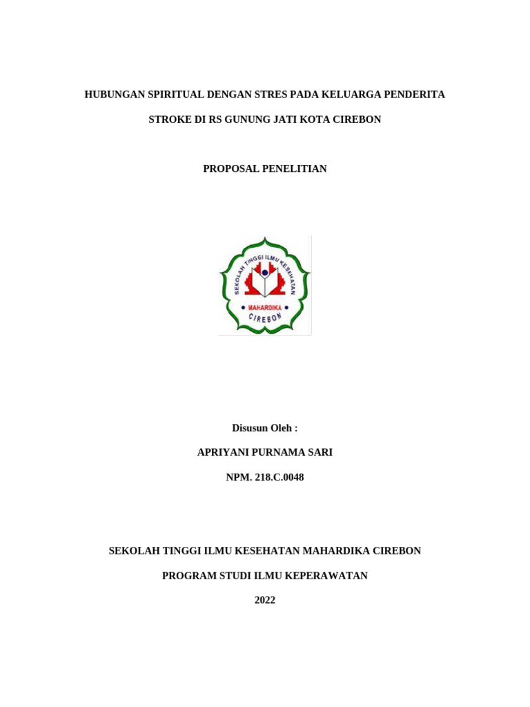 proposal Apri April 2022 | PDF