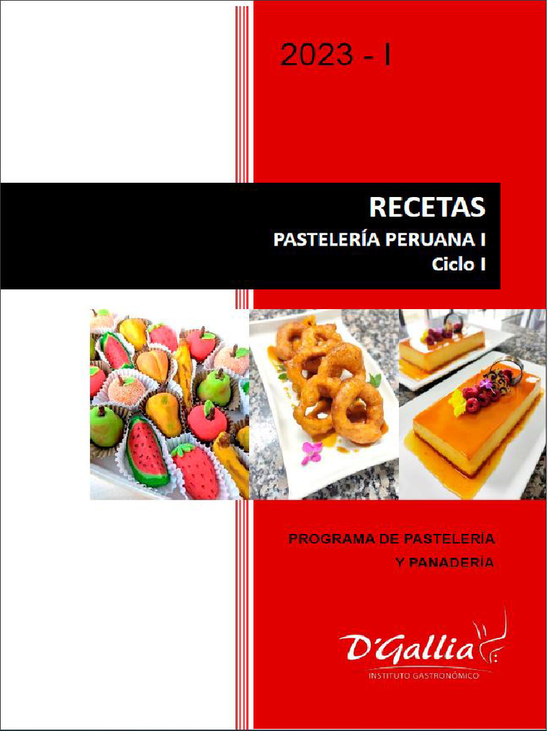 D'Gallia - Pasteleria Peruana (15 SOLES) | PDF