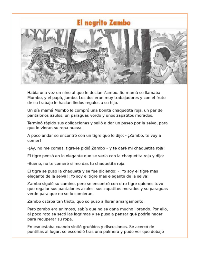 El Negrito Zambo | PDF