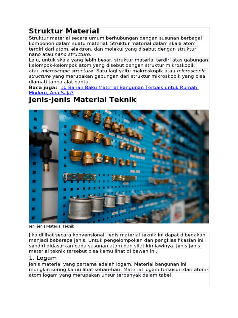 Struktur Material | PDF