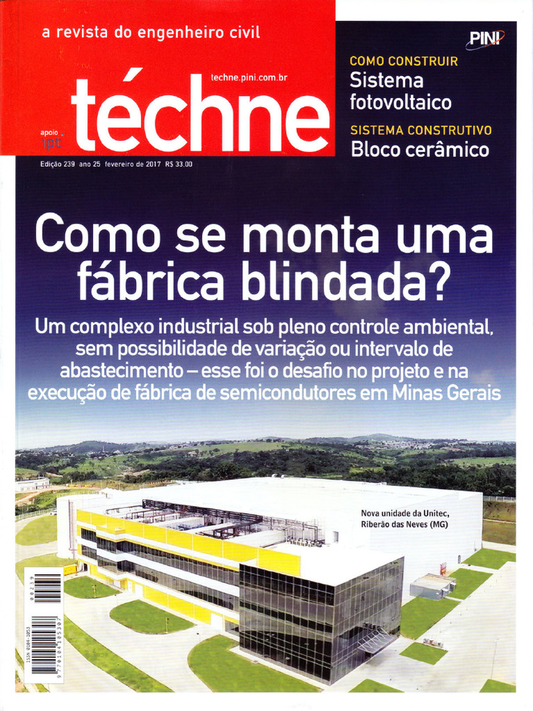 Revista Techne - Artigo Sobre Blocos Cerâmicos | PDF