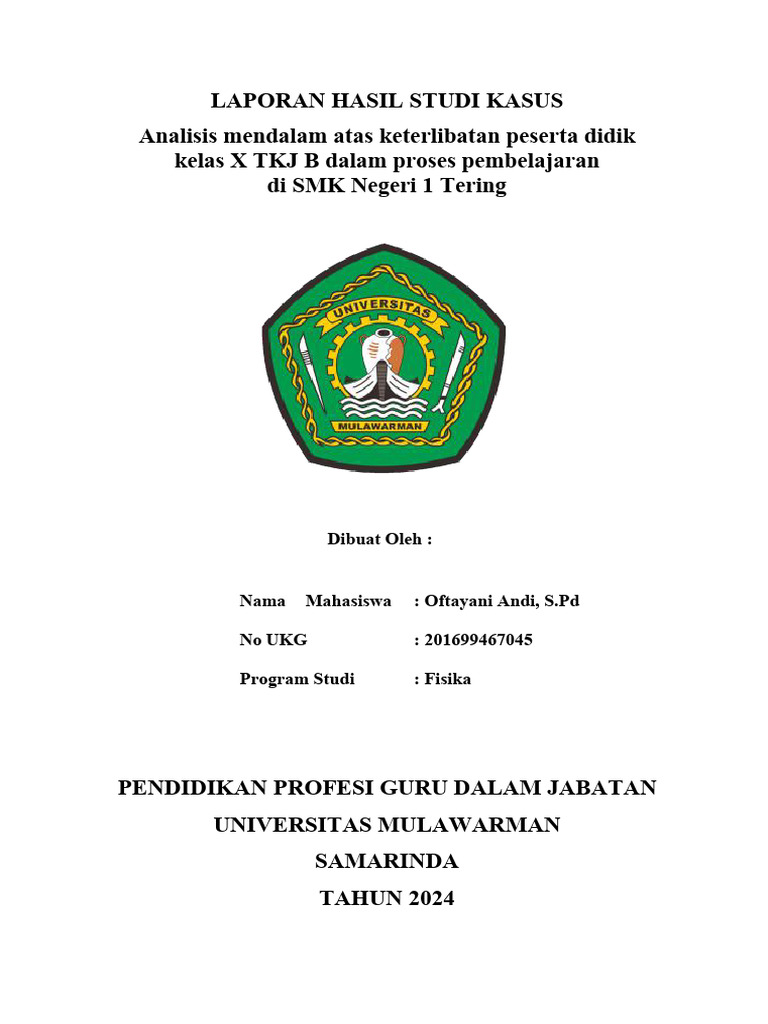 Studi Kasus - Oftayani Andi | PDF