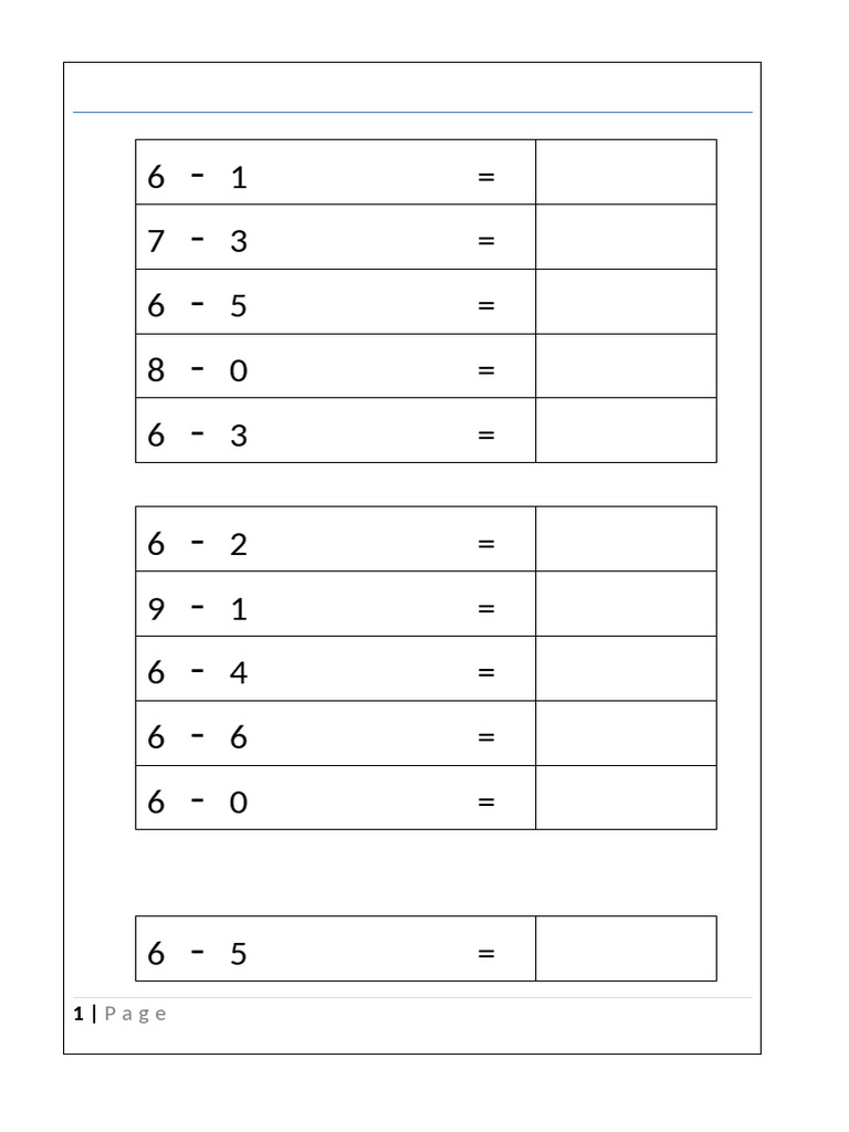 Pengurangan Angka Besar | PDF