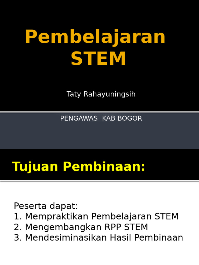 PEMBELAJARAN STEM Taty | PDF