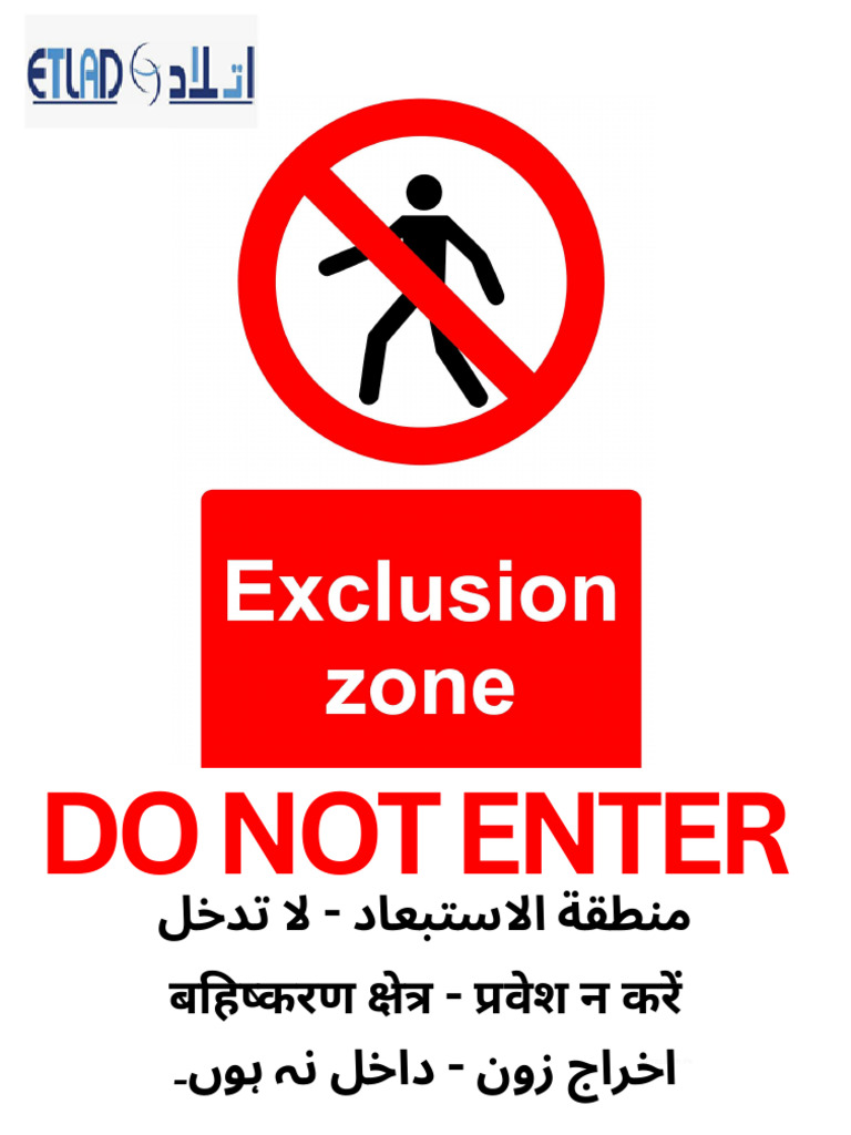 Exclusion Zone (1) | PDF