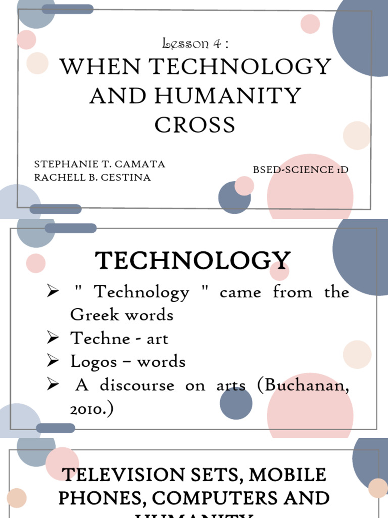 When Technology and Humanity Cross STS | PDF