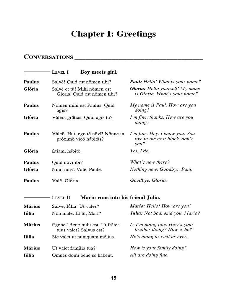 Derecho Latín-Conversational Latín | PDF