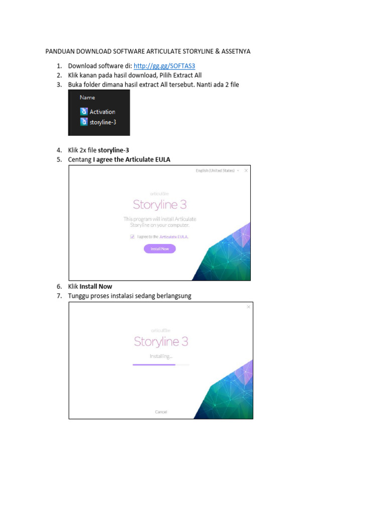 PANDUAN DOWNLOAD SOFTWARE ARTICULATE STORYLINE | PDF