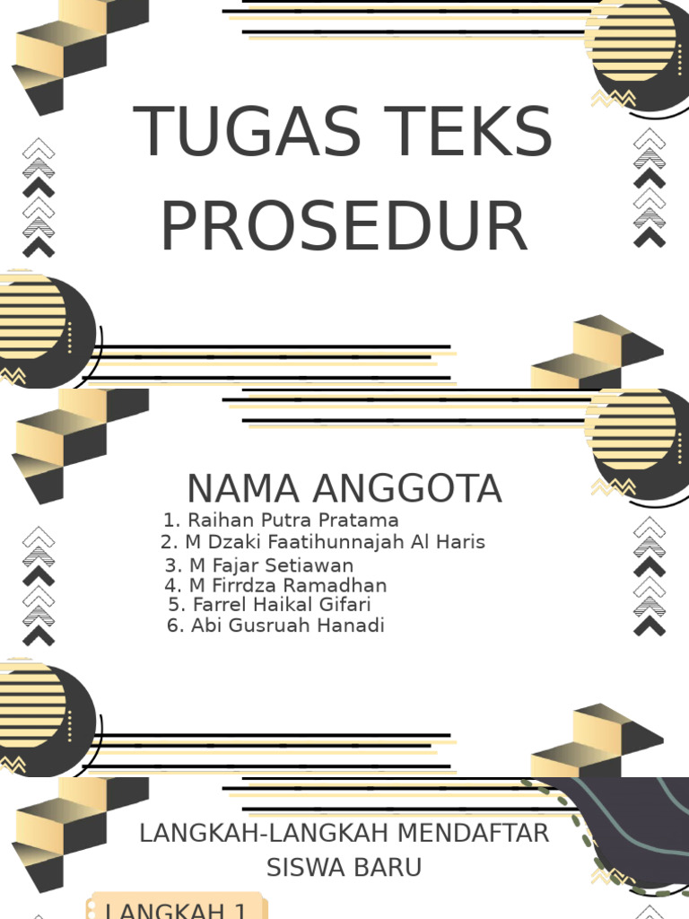 Tugas PPT Teks Prosedur - 20240826 - 141445 - 0000 | PDF