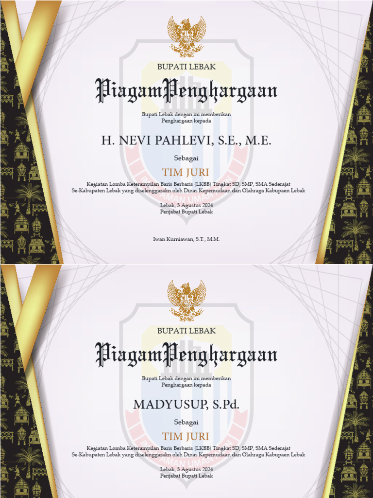Juri & Juara LKBB 2024 | PDF