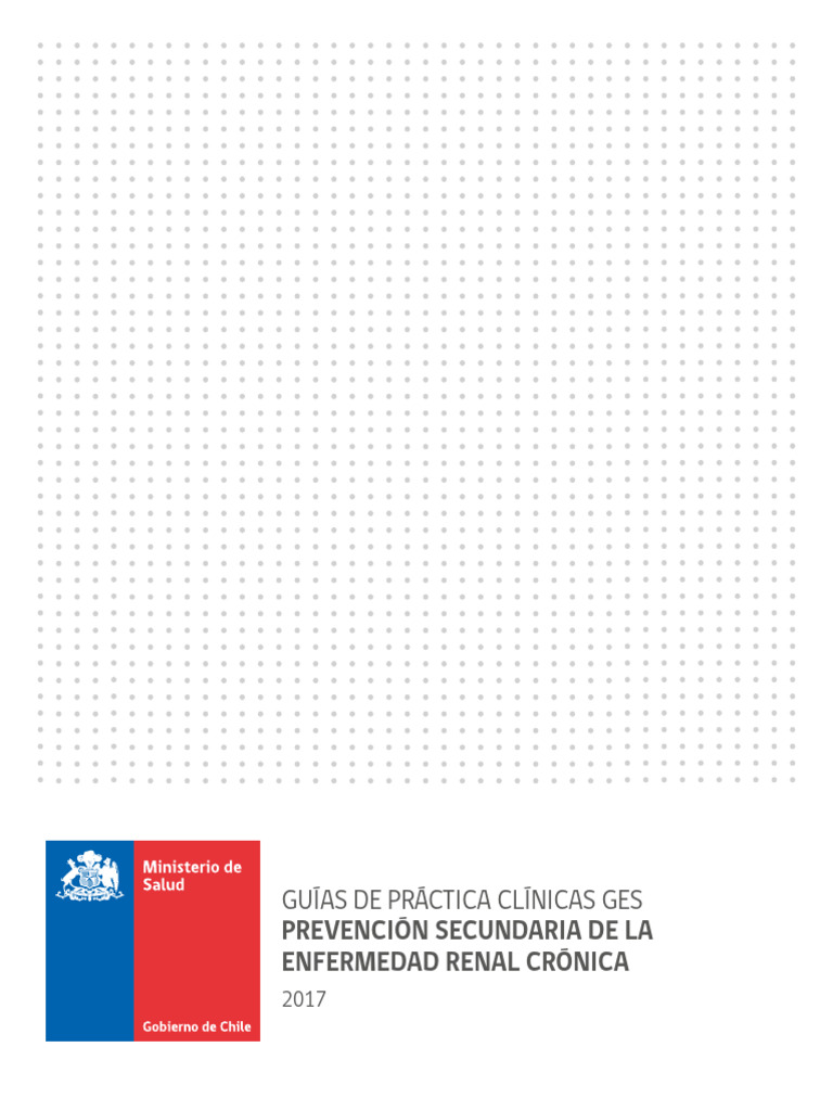 GPC GES Prevencion Secundaria de La ERC 2017 | PDF