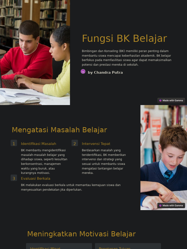 Kel 4 Fungsi BK Belajar | PDF