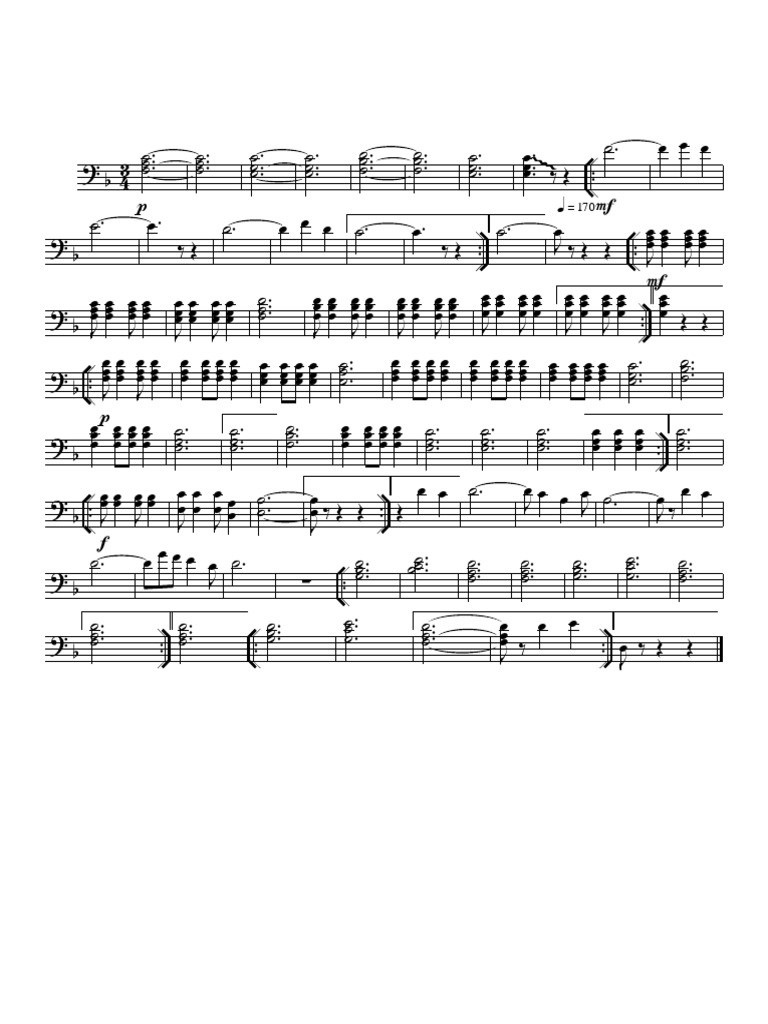 ENCUENTROS BANDA C CORTADO - Tenor Trombone | PDF