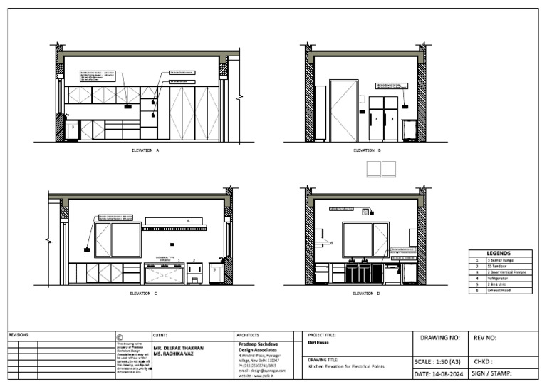 Kitchen Elevations (Beri House) 14-08-2024 | PDF