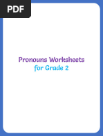 He, She, It, They Pronouns Worksheet | PDF | Language Arts & Discipline